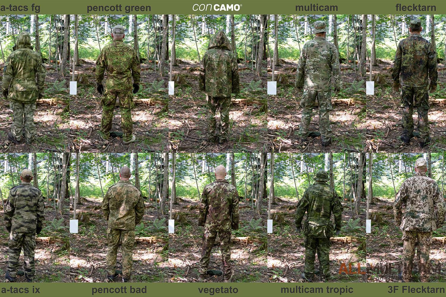 CONCAMO: тест новой расцветки камуфляжа в полевых условиях