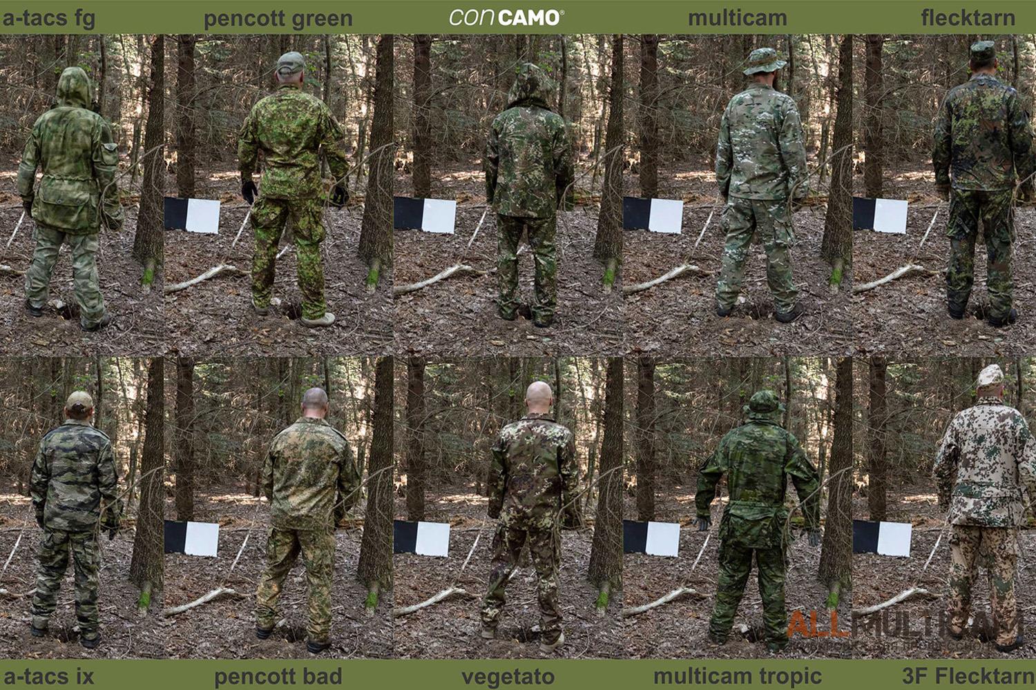 CONCAMO: тест новой расцветки камуфляжа в полевых условиях